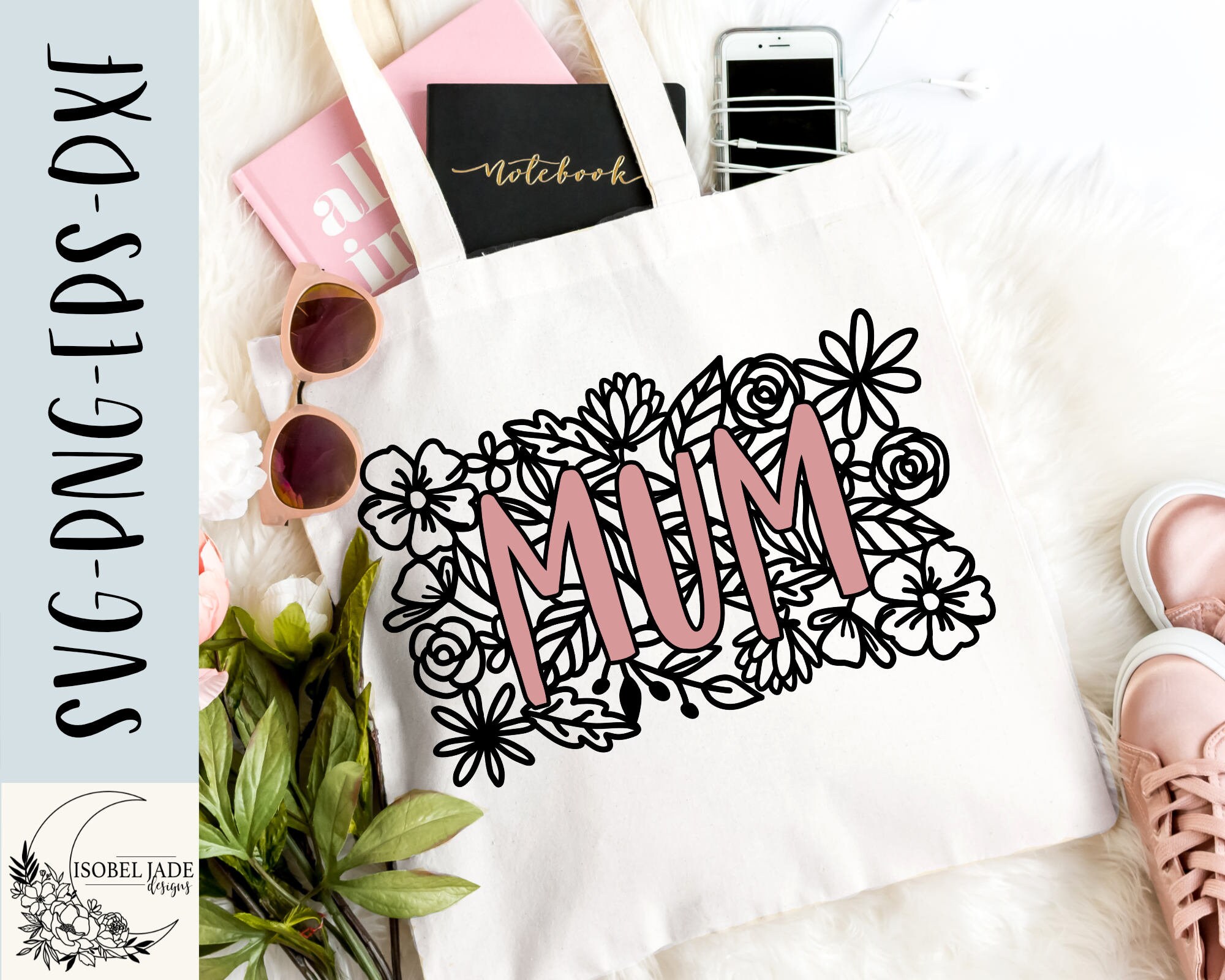 Mum SVG Design Flower Mum SVG File for Cricut Mum Floral - Etsy Australia