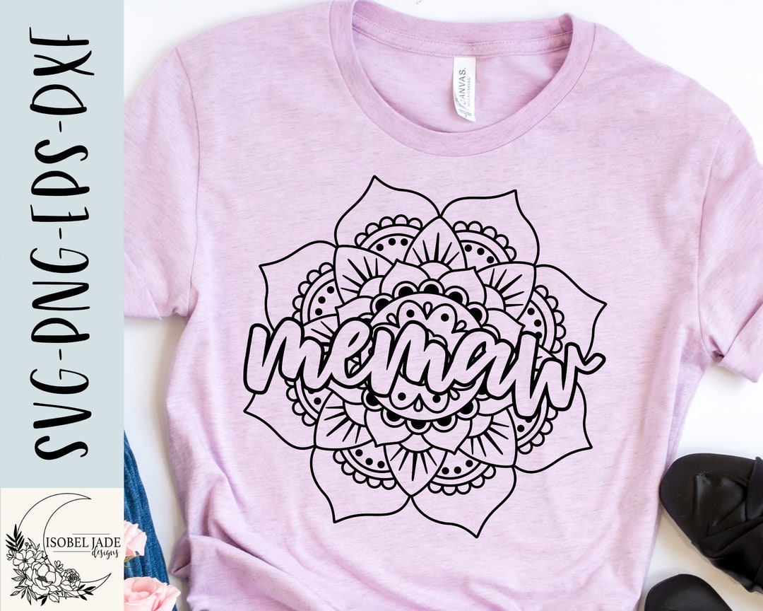 Memaw Svg, Memaw Mandala Svg, Shirt, I Love My Grandkids Svg, Shirt Svg ...