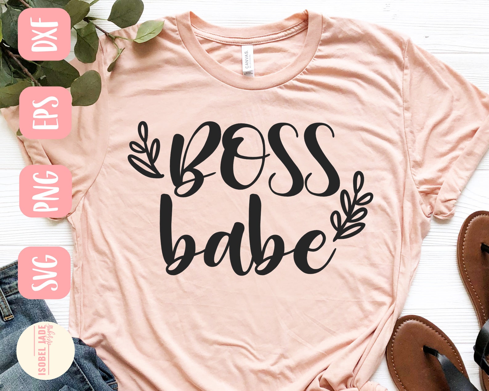 Boss Babe SVG Design Small Business SVG File for Cricut | Etsy