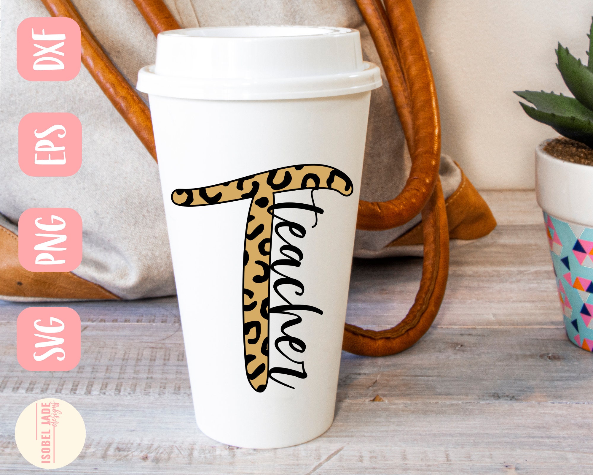 Teacher Leopard Svg Teacher Svg Leopard Print Svg Teacher - Etsy