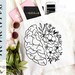 Wildflower Brain SVG Design Mental Health Matters SVG File - Etsy