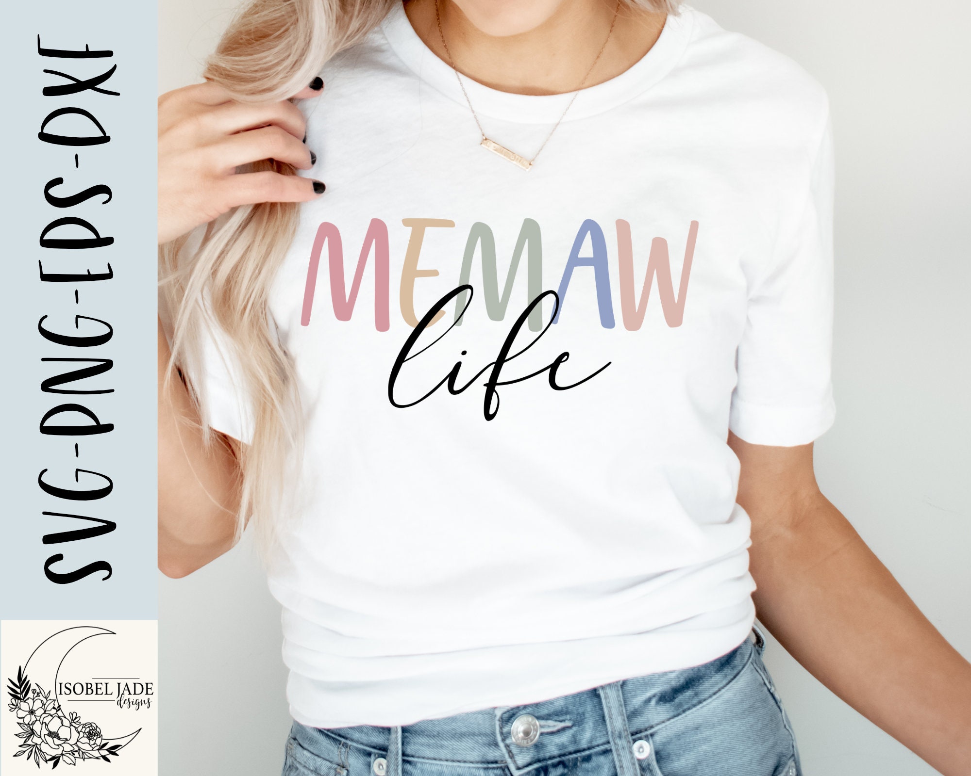 Memaw Life Svg Memaw Svg Shirt I Love My Grandkids Svg - Etsy