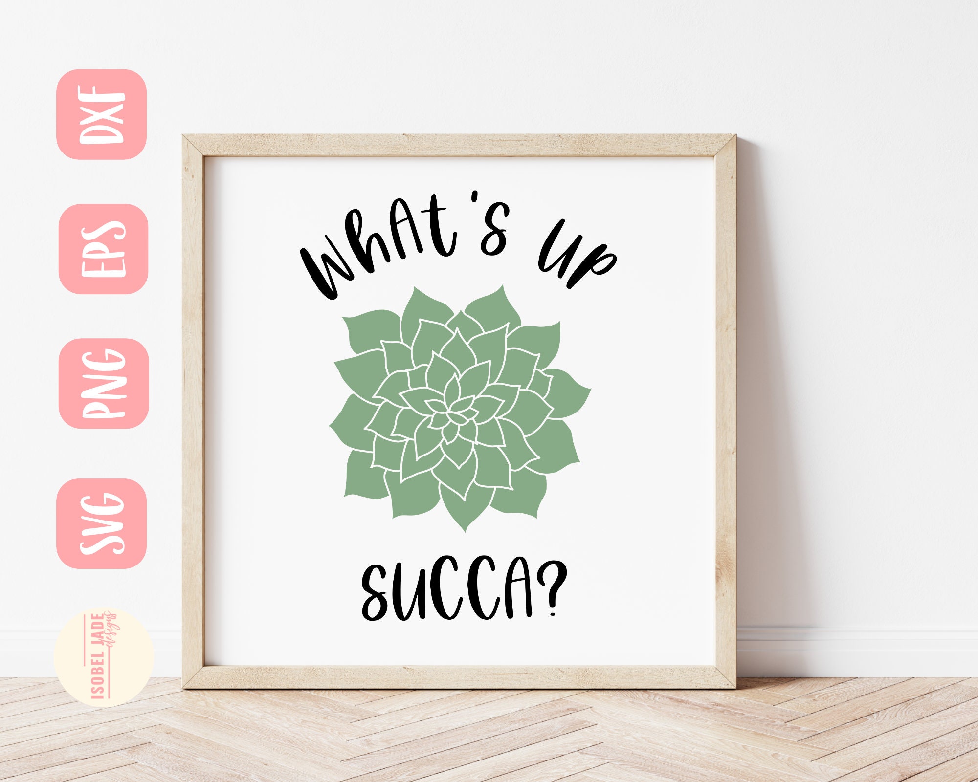 What's up Succa Svg Succulent Svg Plant Svg Funny Svg | Etsy