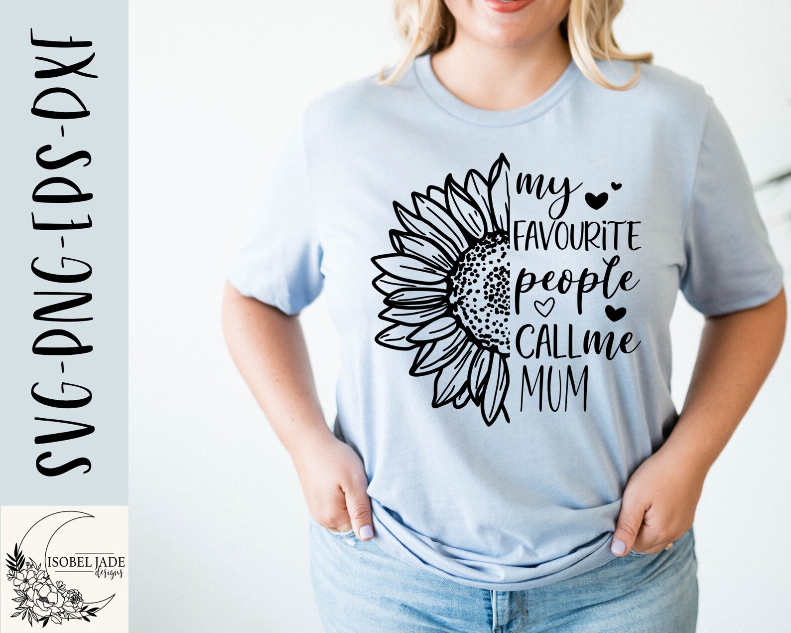 Mum SVG Design My Favourite People Call Me Mum SVG File for - Etsy
