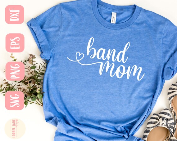 Band Mom SVG Design Band SVG File for Cricut Music Mama | Etsy