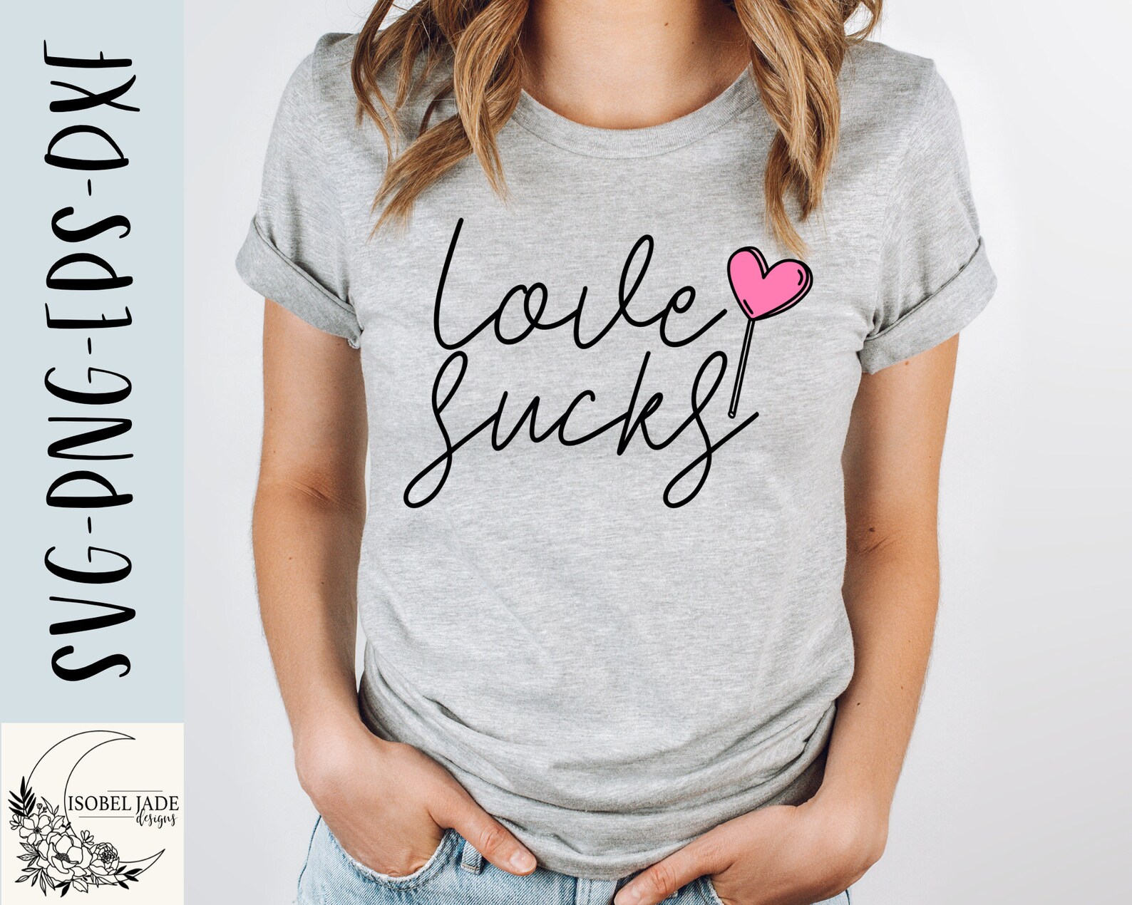 Love Sucks SVG Design Funny Valentine SVG File for Cricut - Etsy