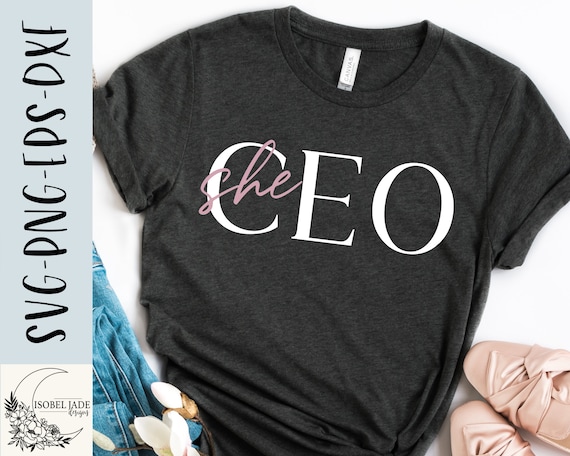 She EO SVG Design Small Business SVG File for Cricut Boss - Etsy