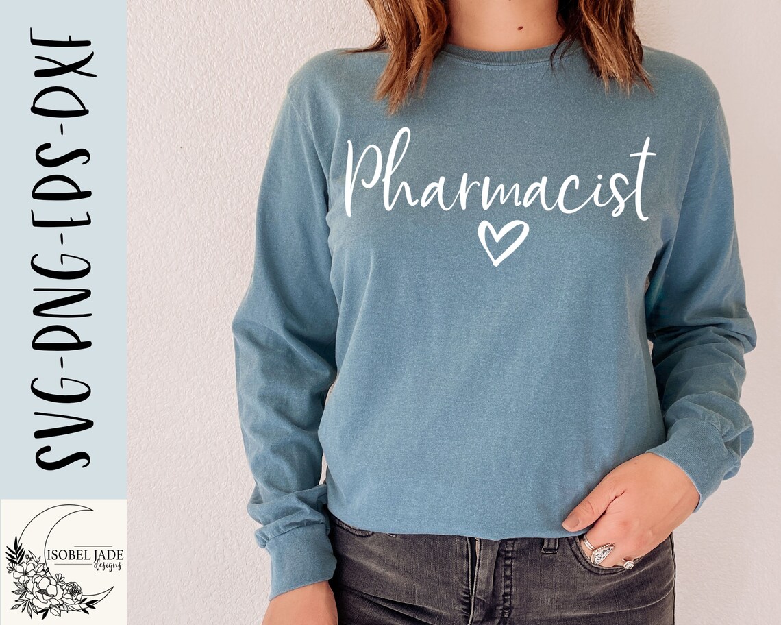 Pharmacist Svg Pharmacy Shirt Svg Pharmacist Heart Svg - Etsy