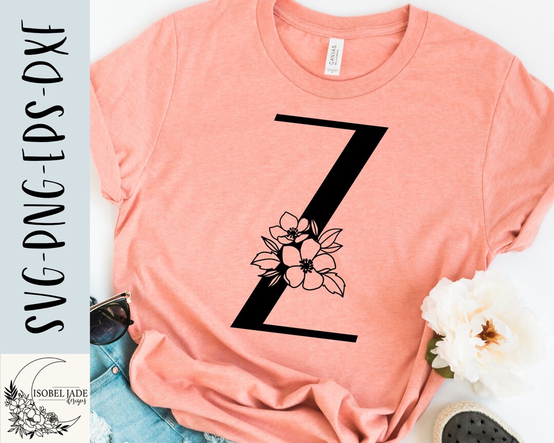 Letter Z Svg Monogram Svg Name Svg Floral Letter Svg - Etsy Ireland