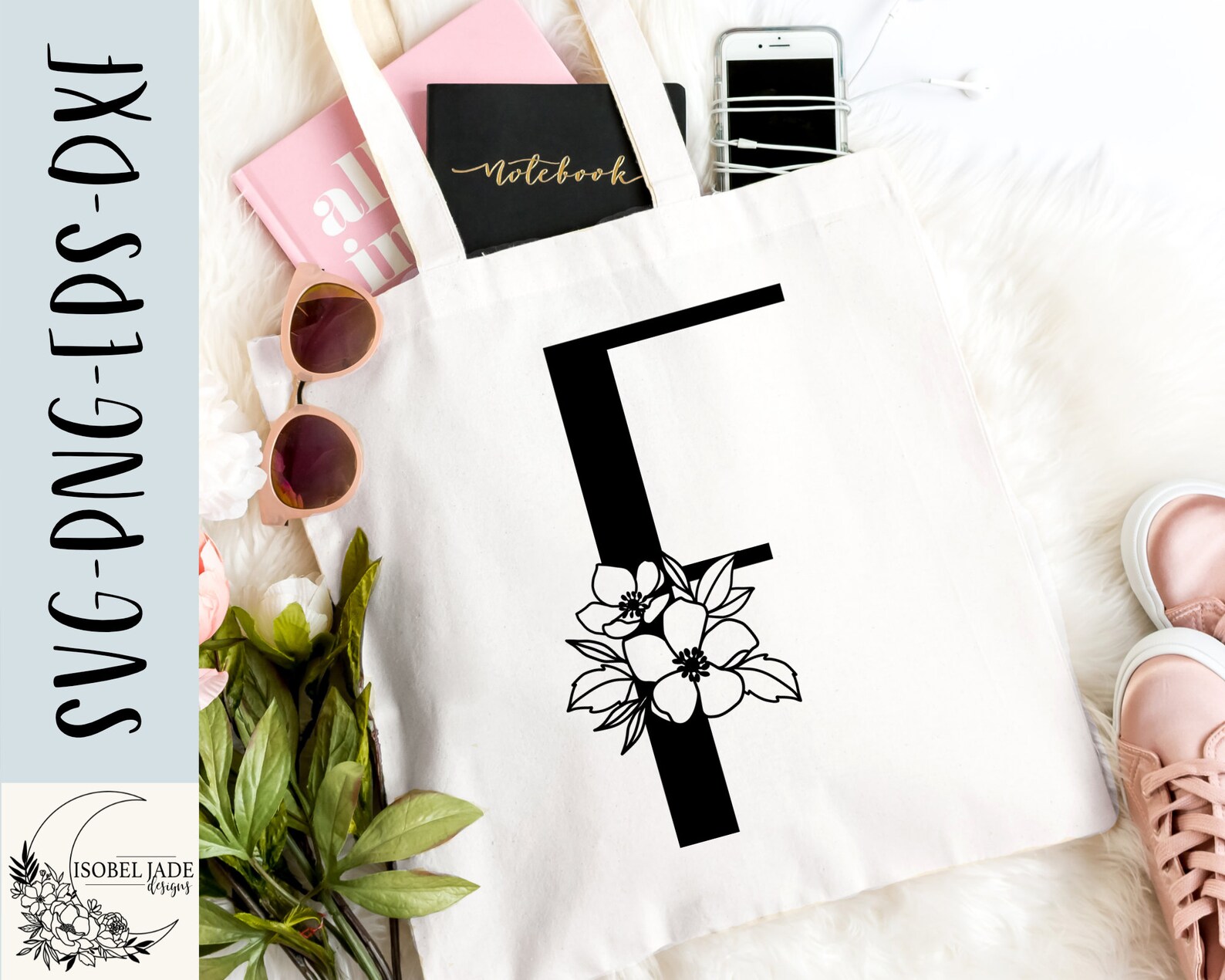 Letter F Svg Monogram Svg Name Svg Floral Letter Svg - Etsy