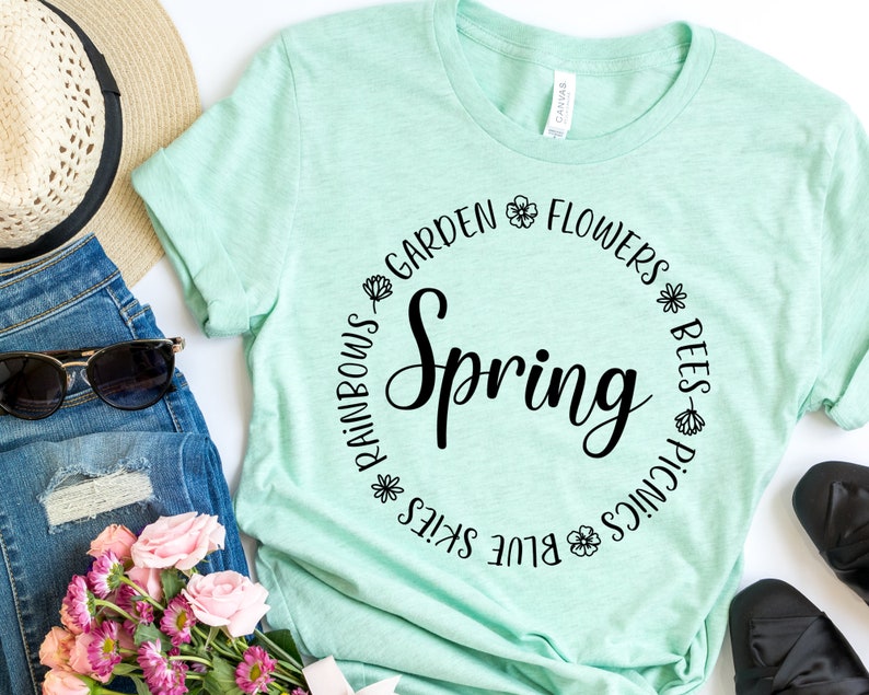 Spring Bundle SVG Bundle Spring Shirt SVG for Cricut - Etsy Australia