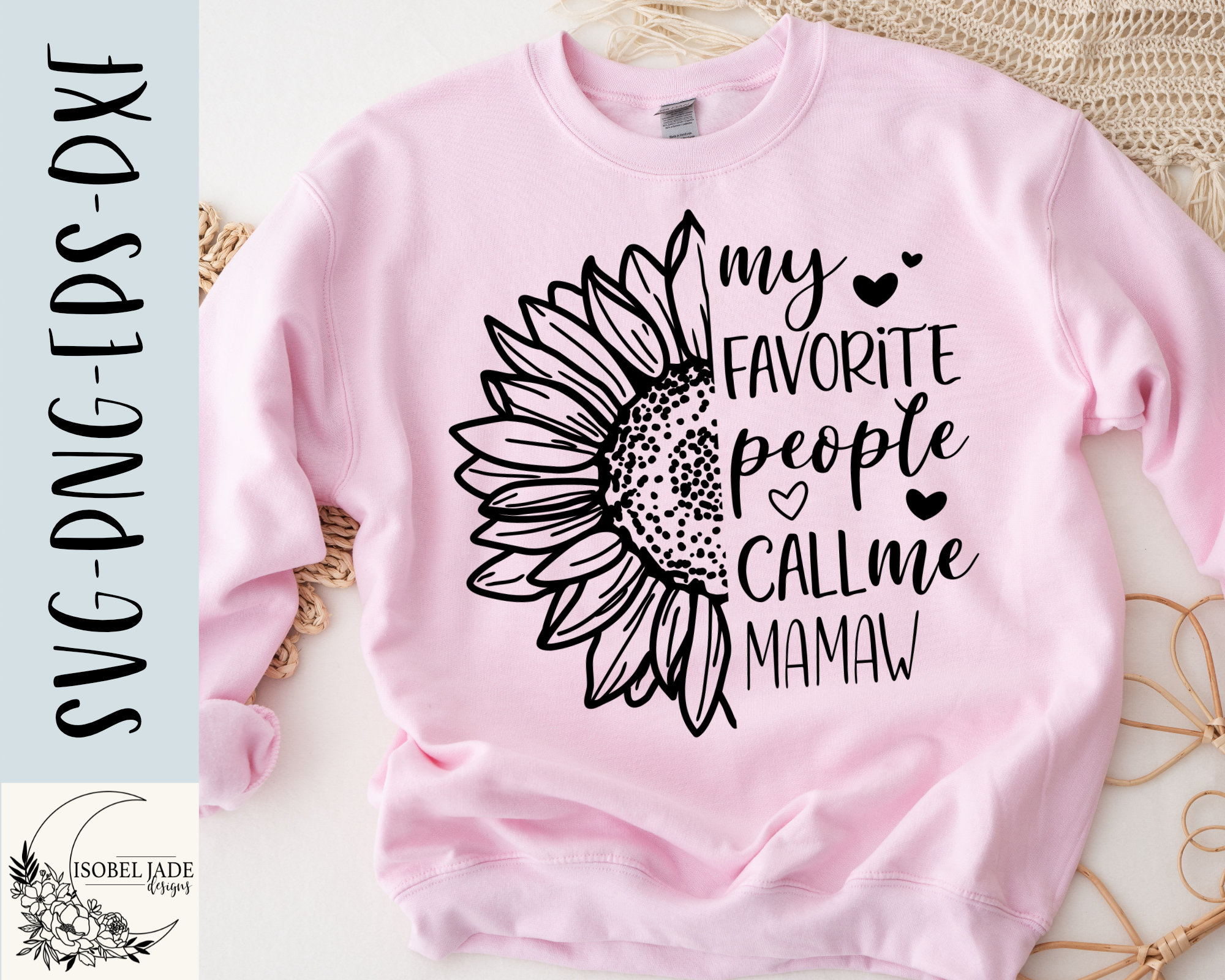 Mamaw Svg Design My Favorite People Call Me Mamaw Svg File Etsy