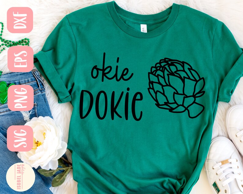 Okie Dokie Artichokie Svg Okie Dokie Svg Saying Svg - Etsy