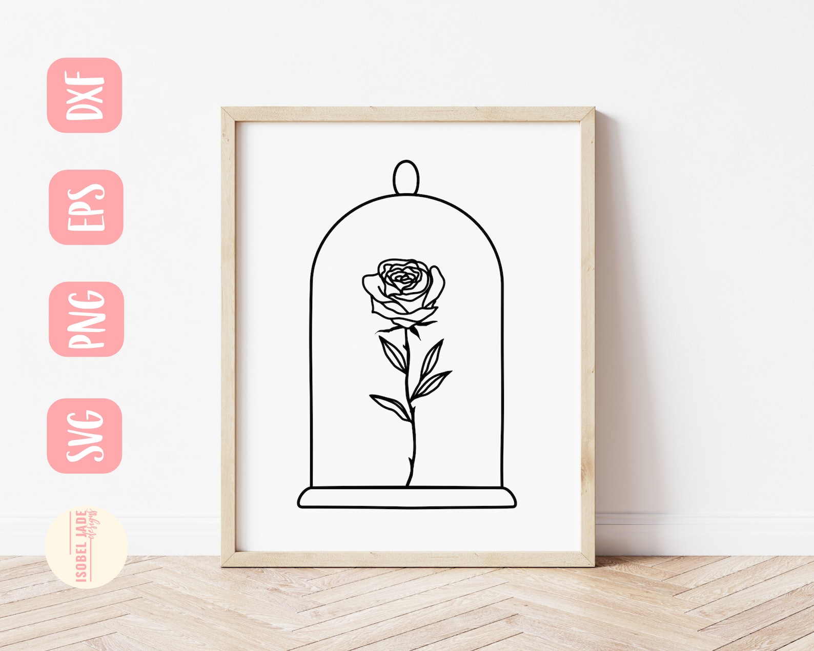 Rose Svg Flower Svg Belle Svg Jar Svg Mason Jar Svg Line - Etsy Australia