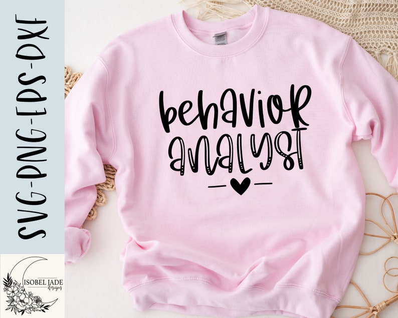 Behavior Analyst Svg BCBA Svg Heart Svg Behavior Analyst - Etsy