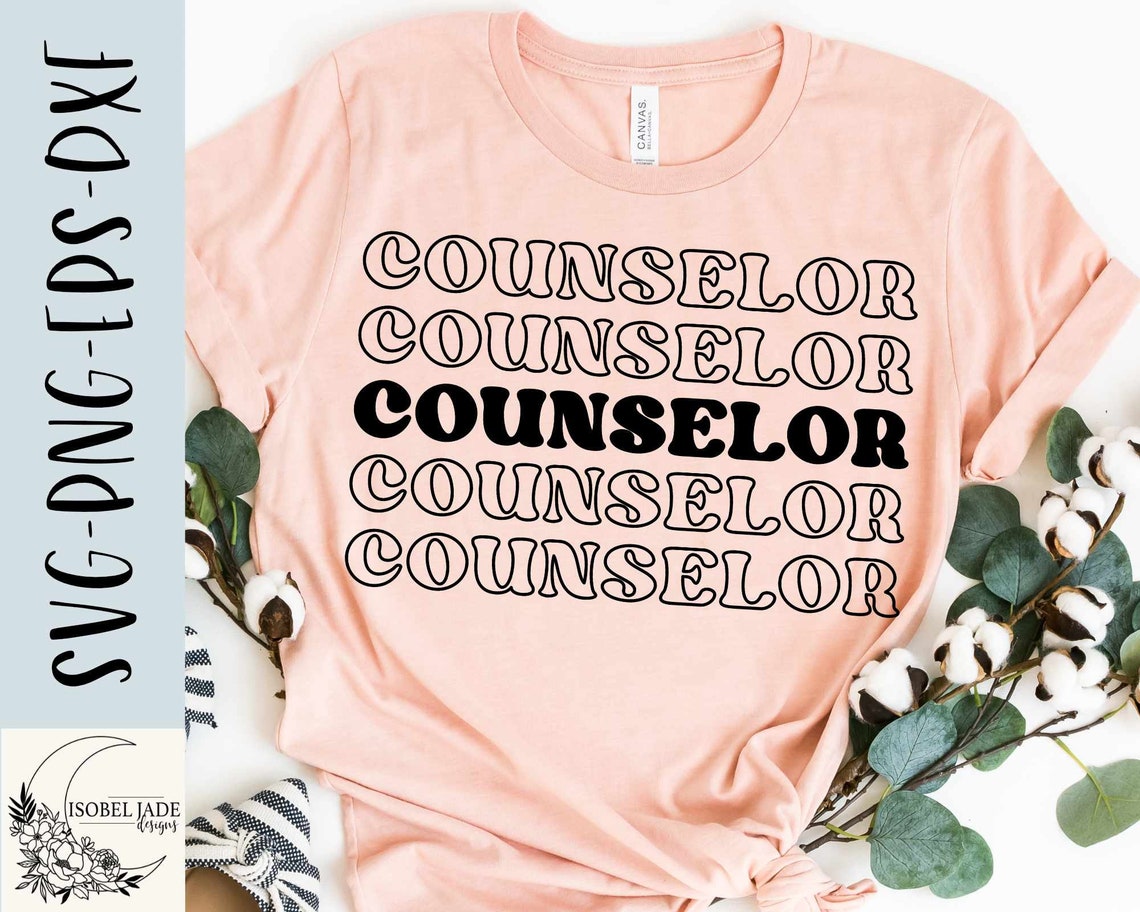 Counselor SVG Design - Therapist SVG File for Cricut - School Counselor ...