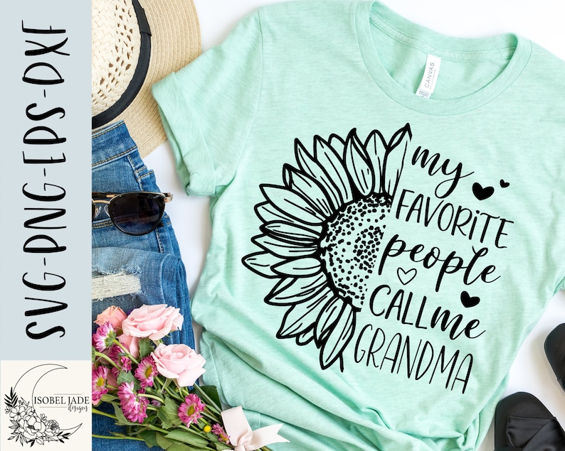 Grandma SVG Design My Favorite People Call Me Grandma SVG - Etsy Australia