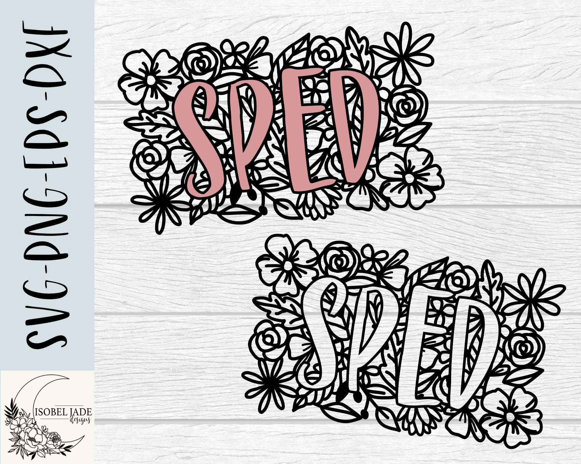 SPED Teacher Svg Special Education Flower Svg Shirt Teach - Etsy