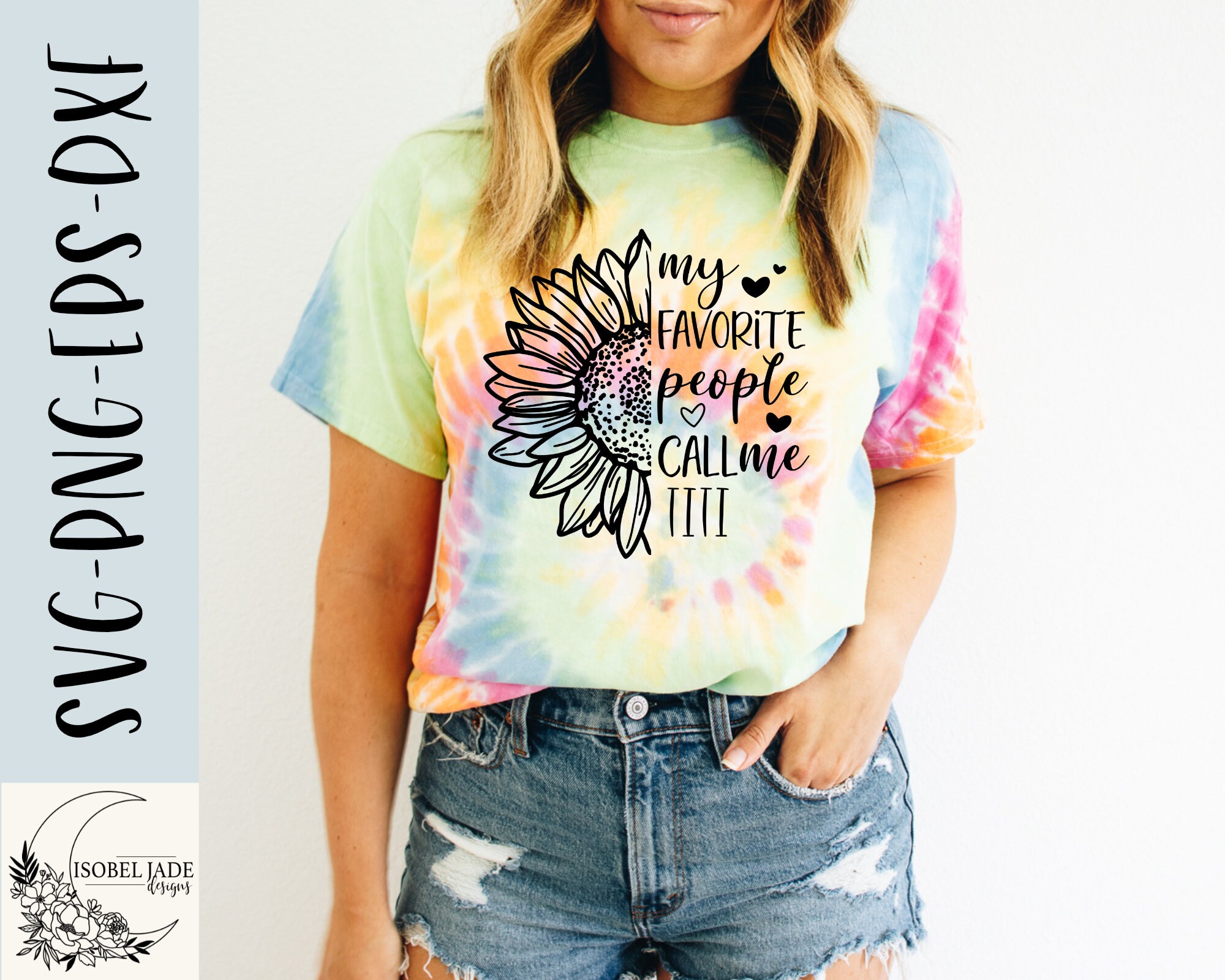 Titi SVG Design My Favorite People Call Me Titi SVG File for - Etsy