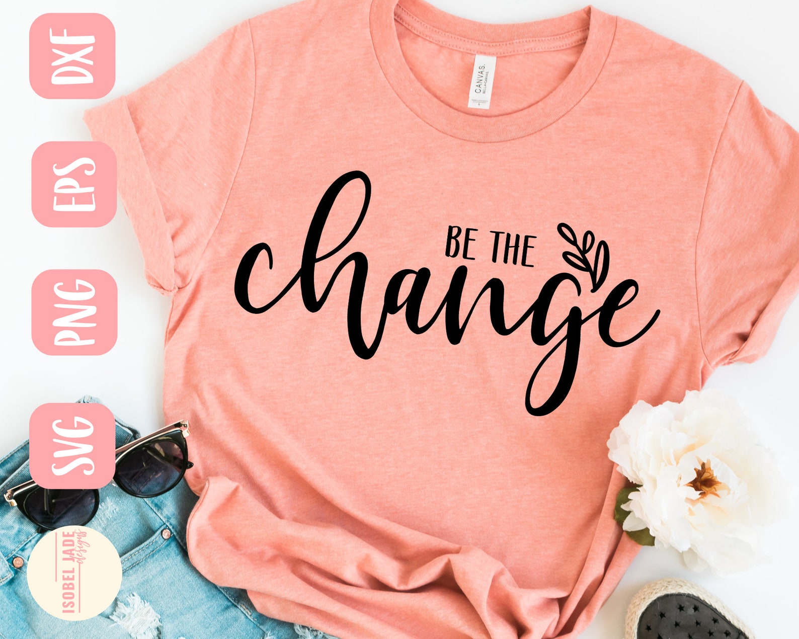 Be the change SVG design Do good SVG file for Cricut Be a | Etsy