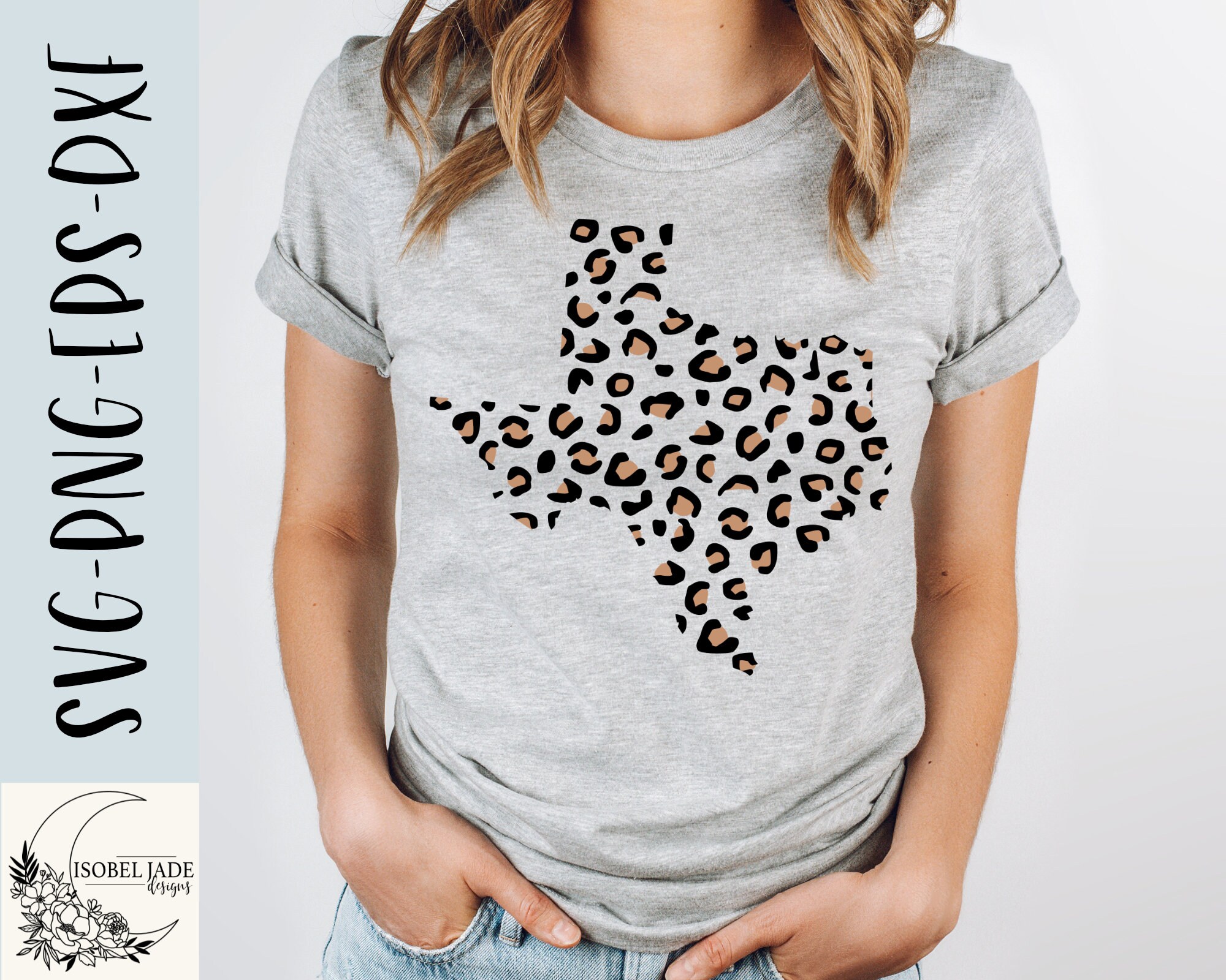 Leopard Texas SVG design Texas proud SVG file for Cricut | Etsy