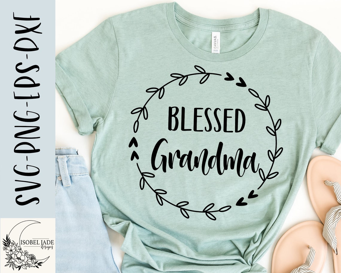 Blessed Grandma SVG Design Grandma SVG File for Cricut - Etsy