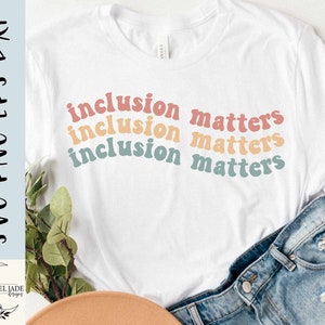 Inclusion Matters SVG Design: Kindness, Neurodiversity (digital ...