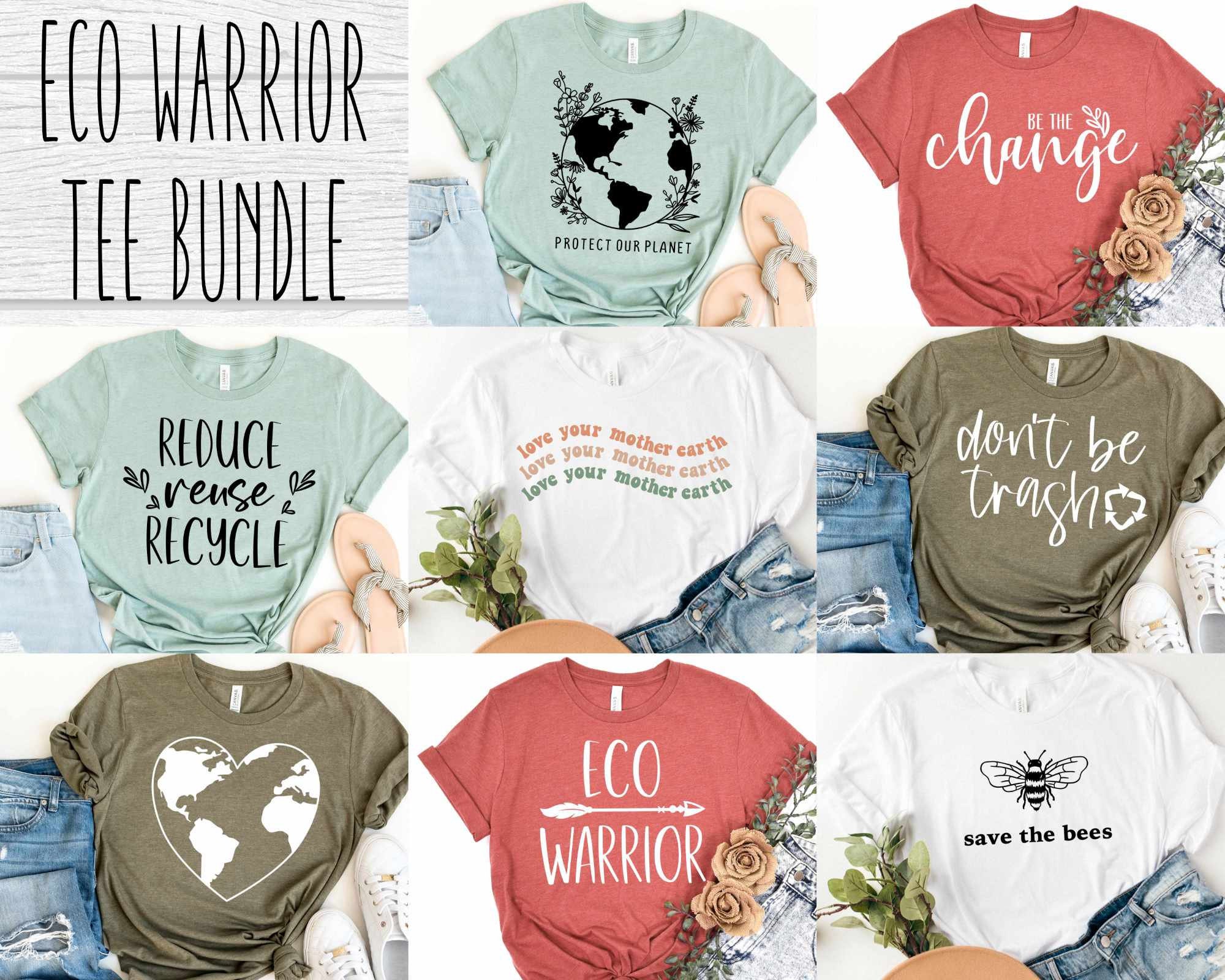 Eco Warrior SVG Bundle Eco Shirt SVG for Cricut Protect | Etsy