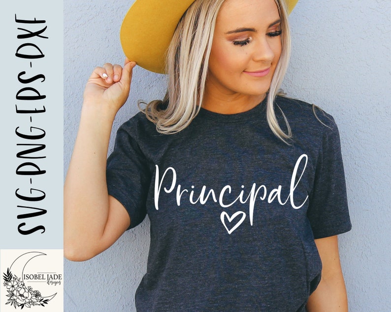 Principal Svg Principal Shirt Svg Modern Svg School Svg - Etsy