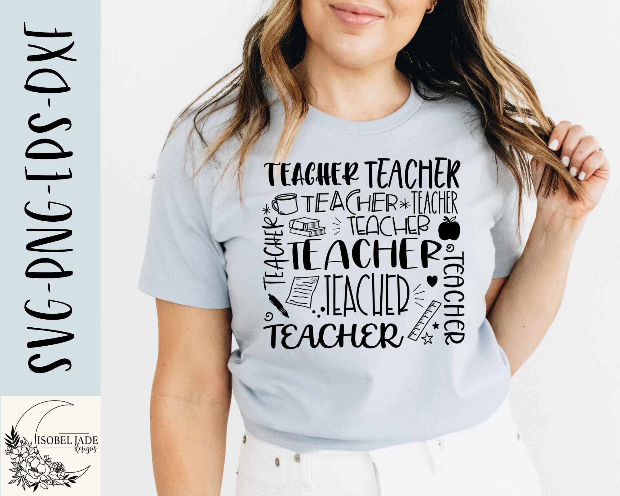 Teacher Collage Svg Teacher Svg My Students Are the Reason - Etsy