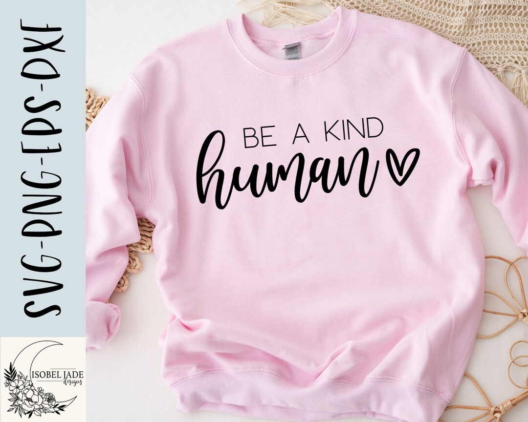 Sei ein Kind Mensch SVG: Kindness Matters Datei für Cricut (digitaler ...