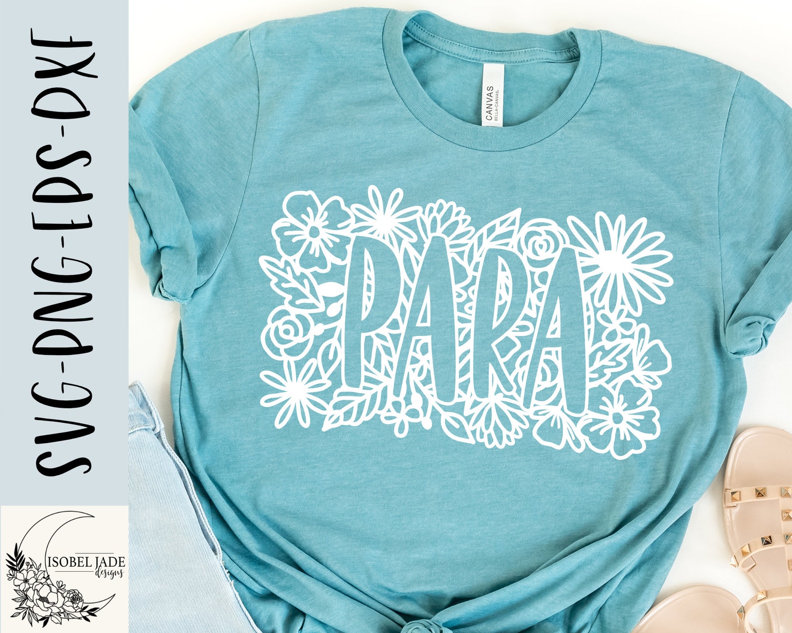 Paraprofessional Svg Para Flower Svg Flower Svg Shirt - Etsy