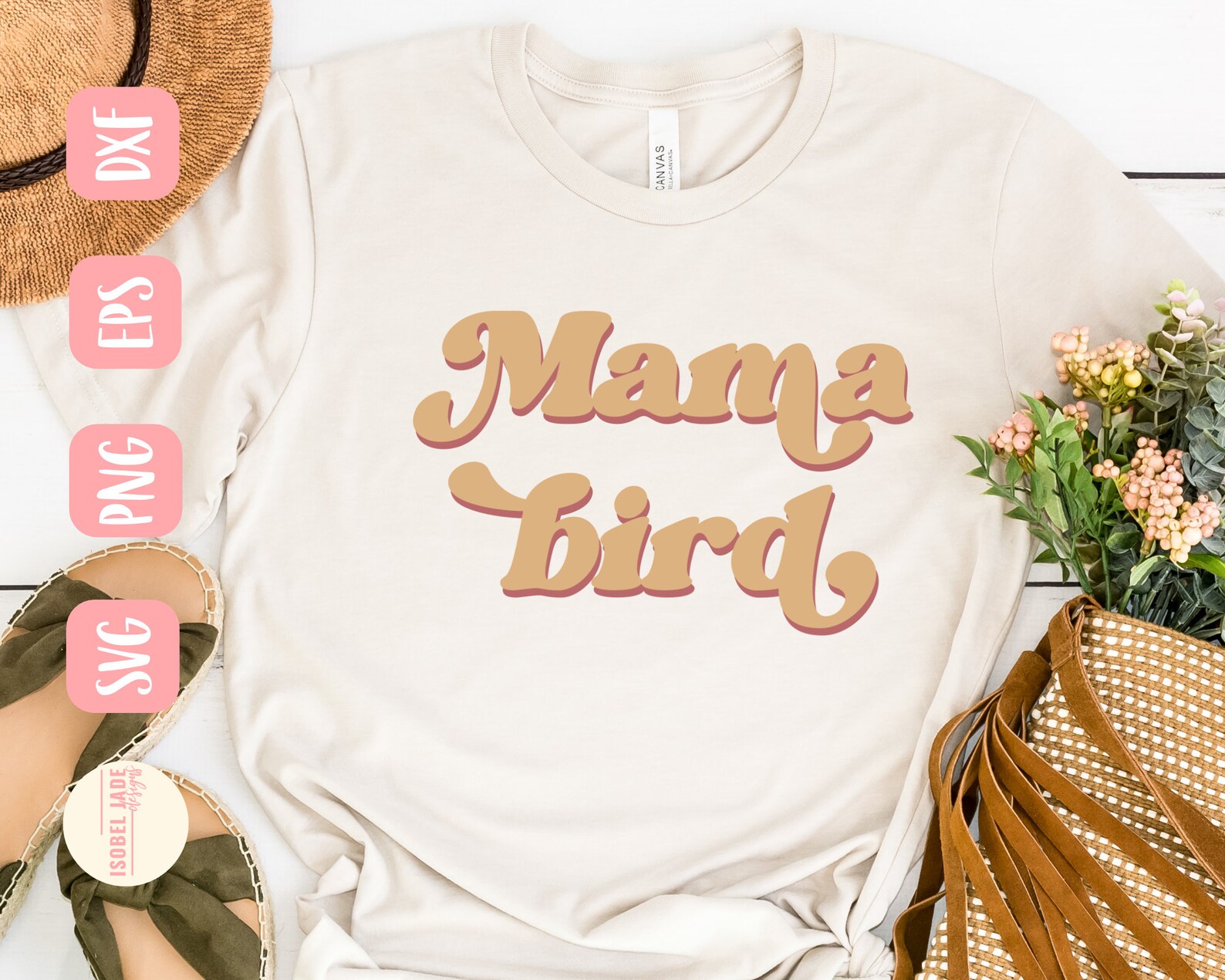 Mama Bird SVG Design Mama SVG File for Cricut Mom SVG - Etsy