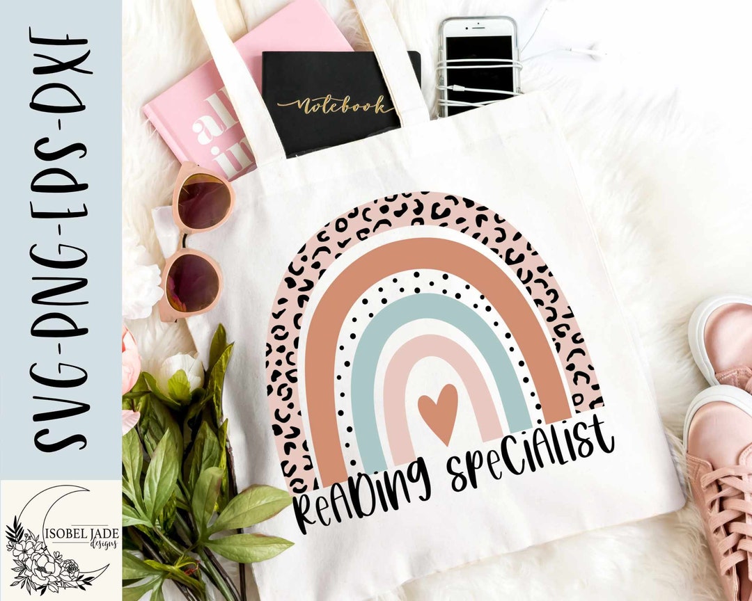 Reading Specialist Svg, Reading Specialist Rainbow Svg, Rainbow Svg ...