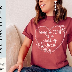 COTA Svg, Being a COTA is a Work of Heart Svg, Heart Svg, COTA Svg ,png ...