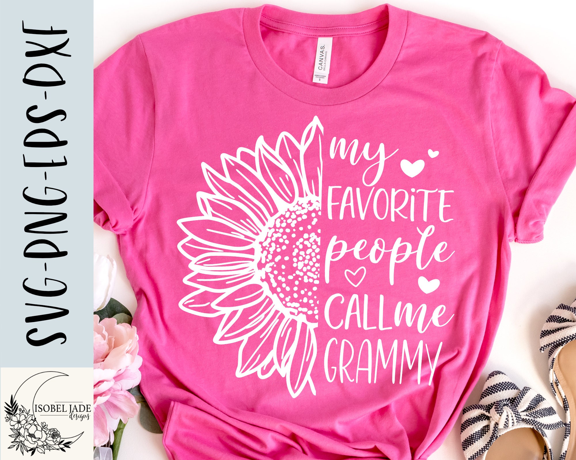 Grammy Svg Design My Favorite People Call Me Grammy Svg File Etsy