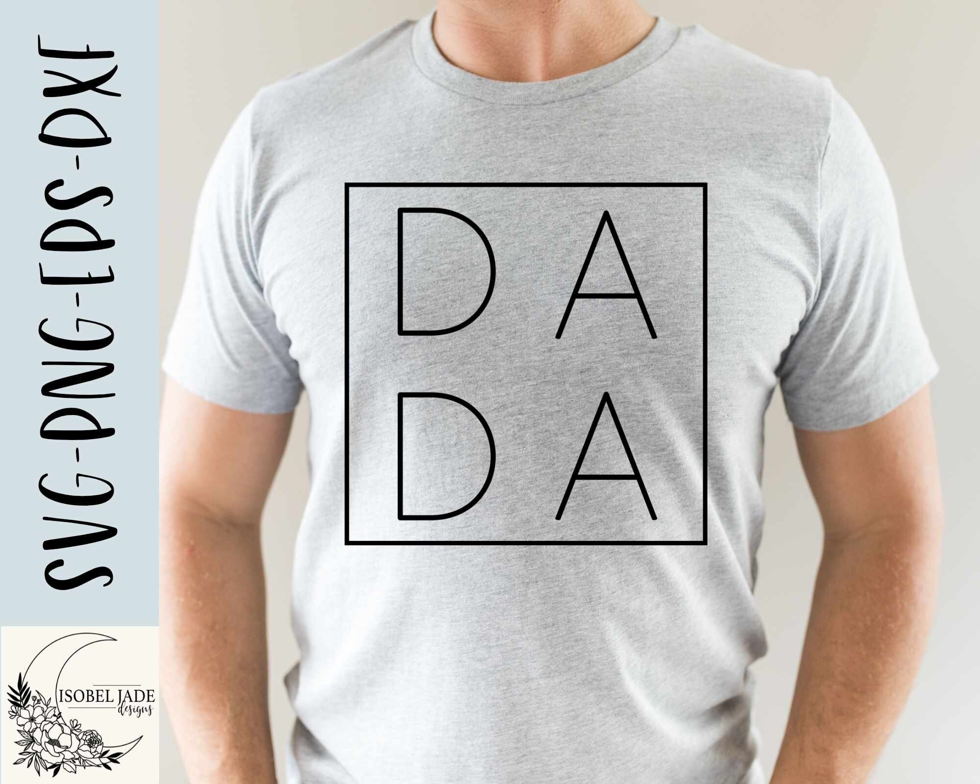 Dada SVG Design Dad Shirt SVG File for Cricut Dad Square - Etsy Australia