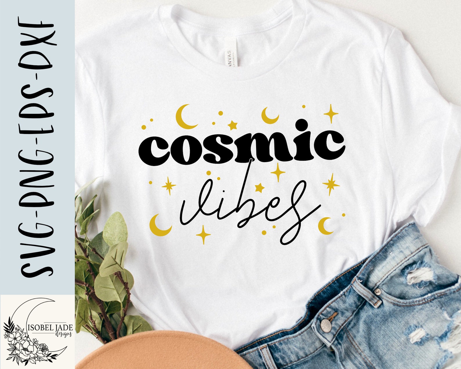 Cosmic Vibes SVG Design Mystic SVG File for Cricut Cosmic - Etsy