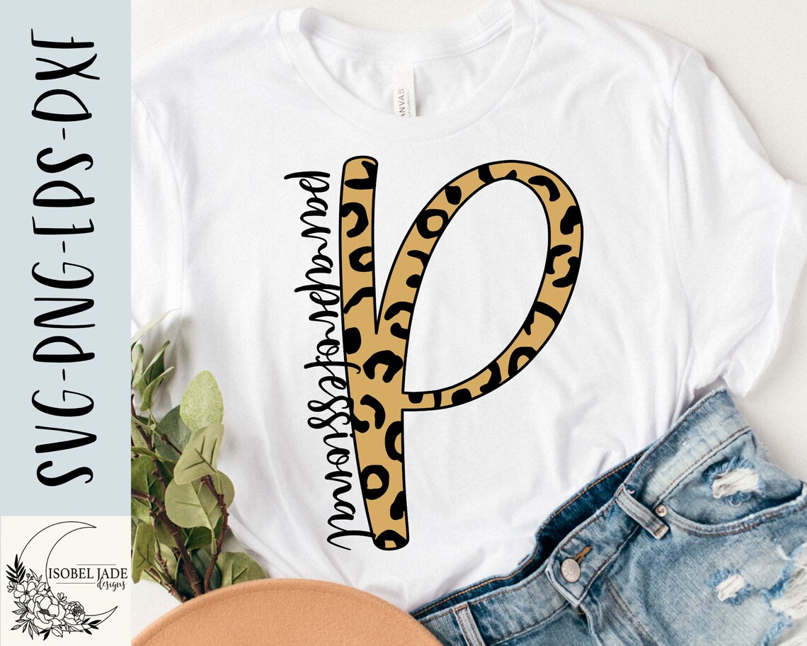 Paraprofessional Leopard Svg Para Svg Leopard Print Svg - Etsy
