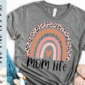 Mom Life Rainbow Svg Mom Svg Motherhood Svg Rainbow Svg - Etsy