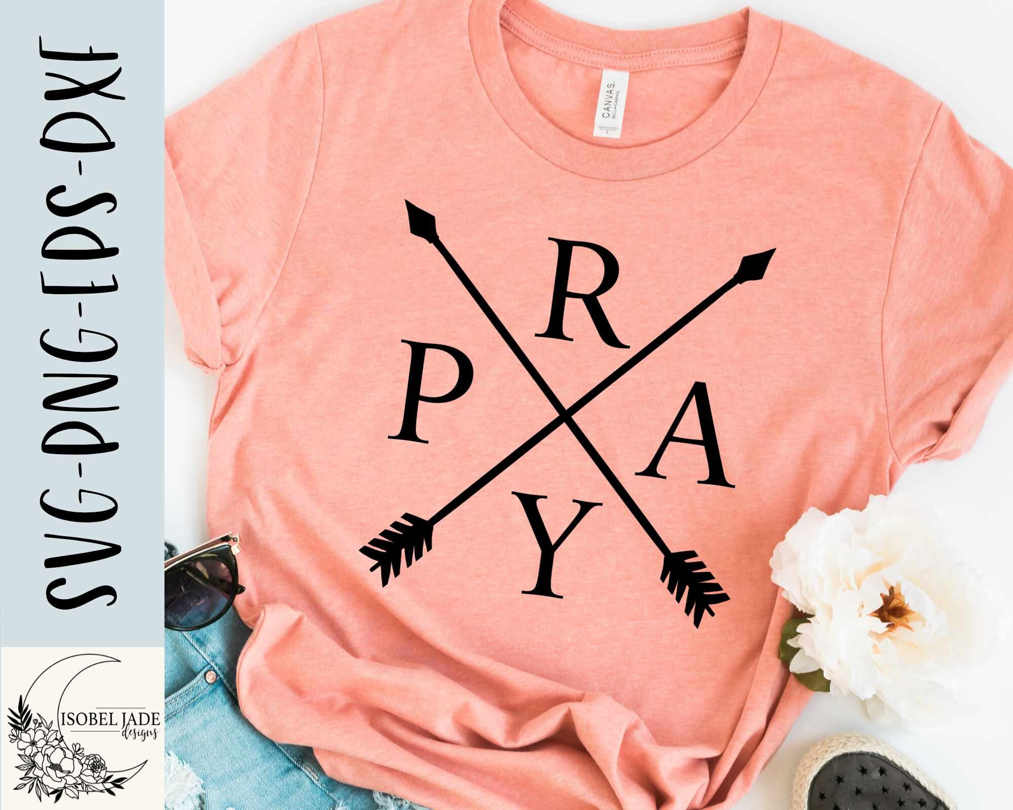 Pray SVG Design Christian SVG for Cricut Pray on It SVG - Etsy