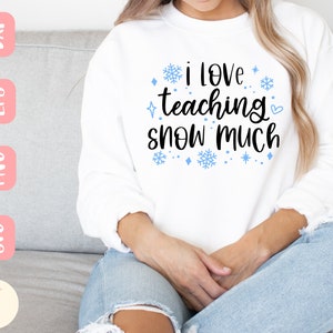 Teacher SVG Design Christmas Teacher SVG File for Cricut I Love ...