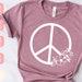 Peace Sign SVG Design Boho SVG File for Cricut floral Peace Sign ...