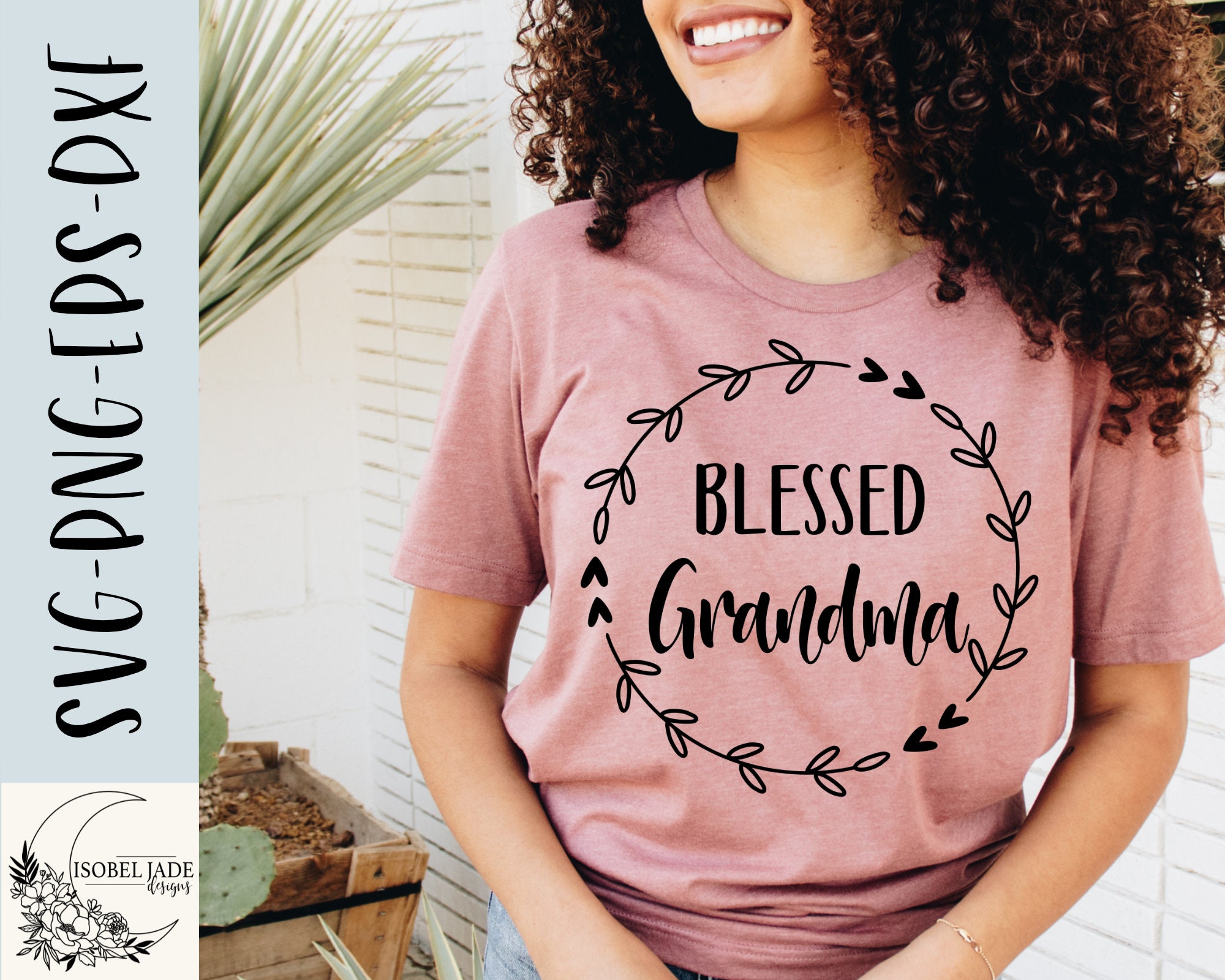 Blessed Grandma SVG Design Grandma SVG File for Cricut - Etsy