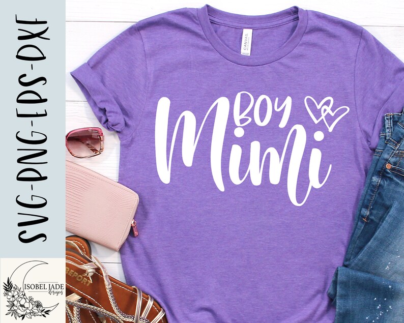 Boy Mimi SVG Design Mimi of Boys SVG File for Cricut Mimi | Etsy