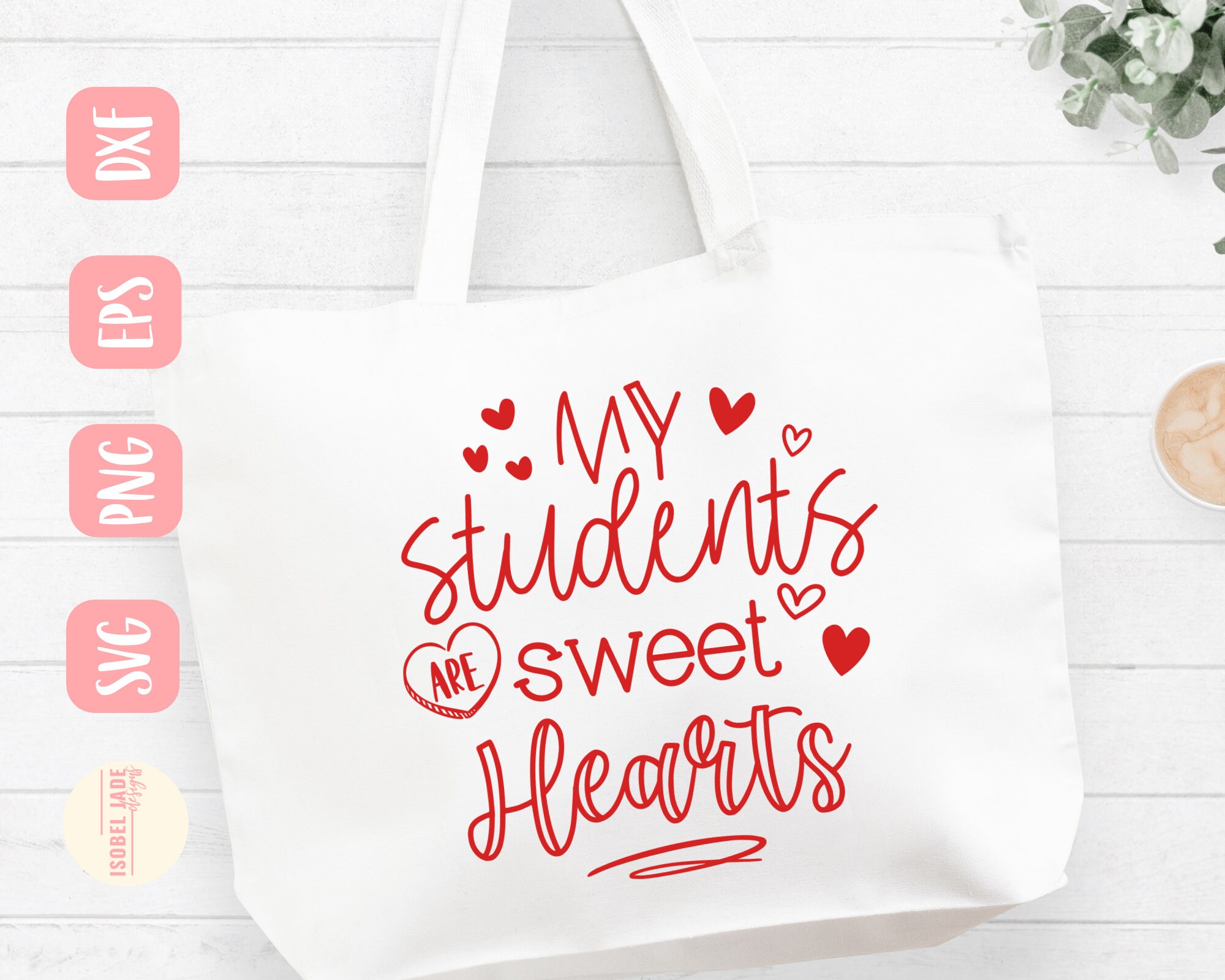 Teacher SVG Design Valentines Day Teacher SVG File for - Etsy