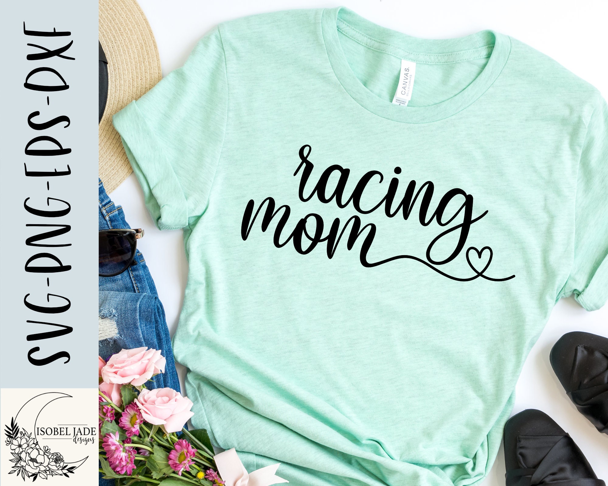 Racing Mom Svg Design Racing Svg File For Cricut Racing Etsy