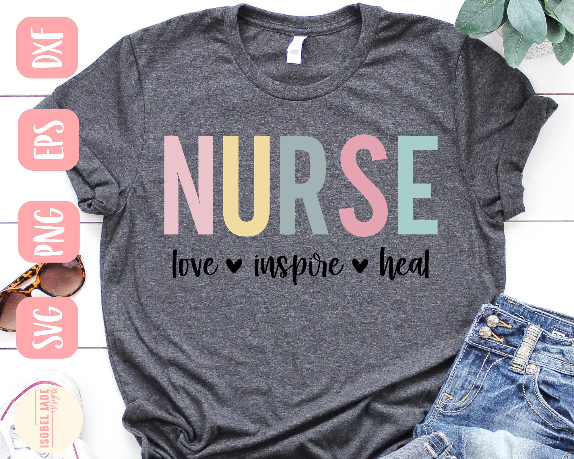 Nurse Svg Design Nurse Shirt Svg File For Cricut Nurse Etsy