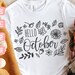Hello October SVG Design - Fall SVG File for Cricut - Hello Fall SVG ...