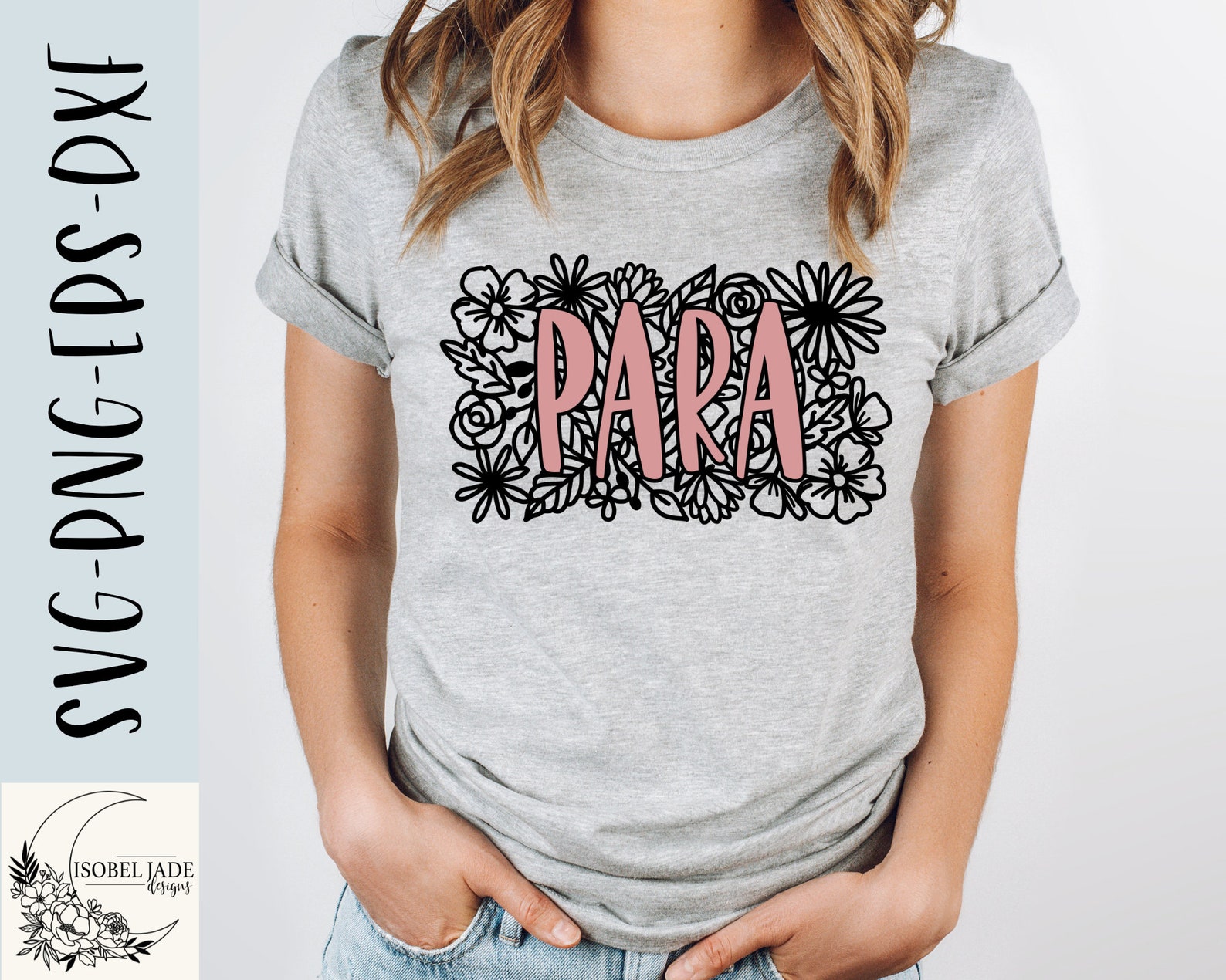 Paraprofessional Svg Para Flower Svg Flower Svg Shirt - Etsy
